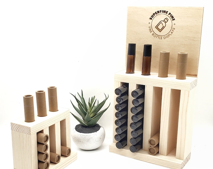 Multiple Sizes! 10 Ml Roller Ball Bottle or Kraft Lip Balm Tube Display ...