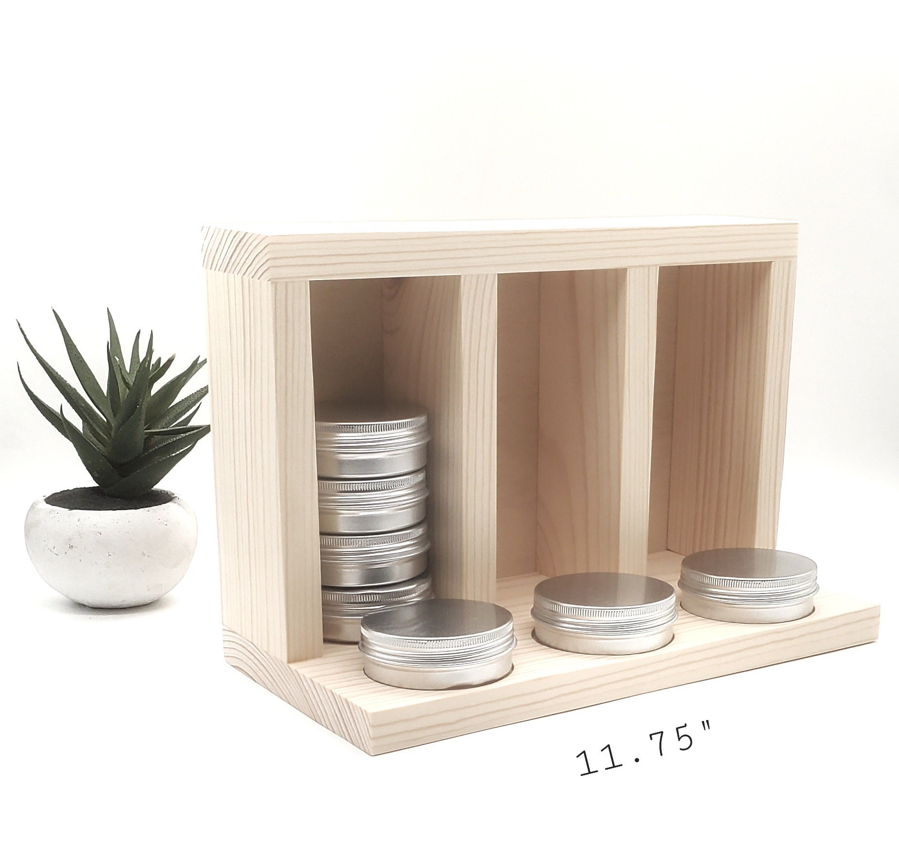 2 Oz Balm Tin Displays - Multiple Sizes - Engraved Backing Option - Etsy