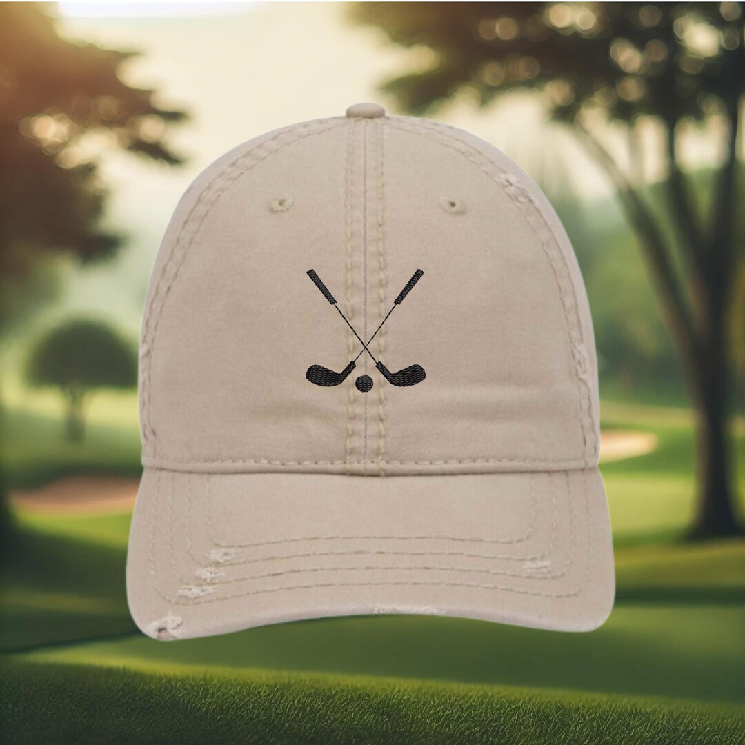 Distressed Golf Hat, Women's Golf Hat, Golf Lover Gift, Personalized ...