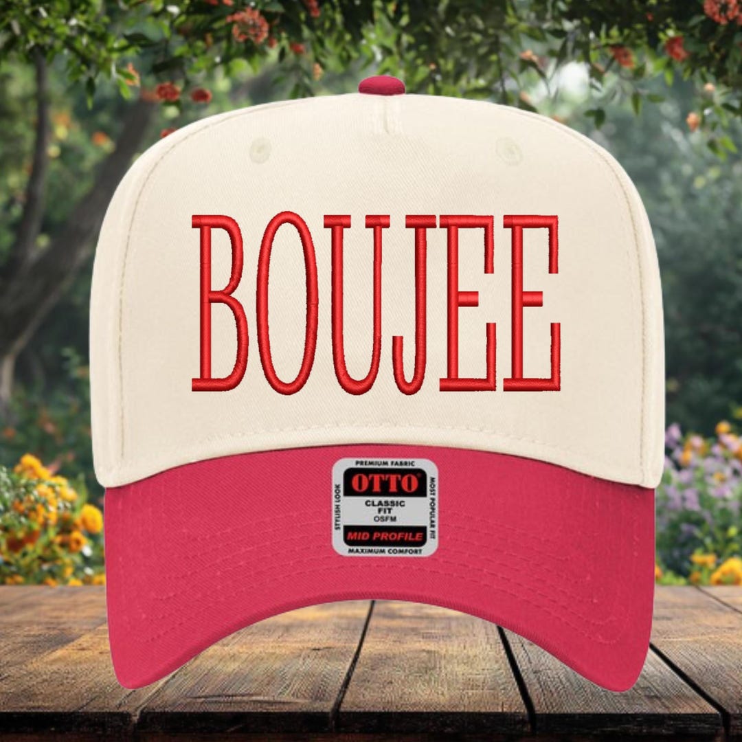Boujee Trucker Hat, Embroidered Funny Statement Hat, Trendy Snapback ...