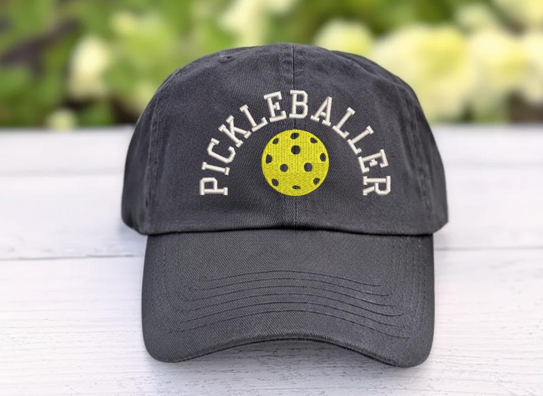 Pickleballer Hat: Embroidered Pickleball Cap Gift for Players - Etsy