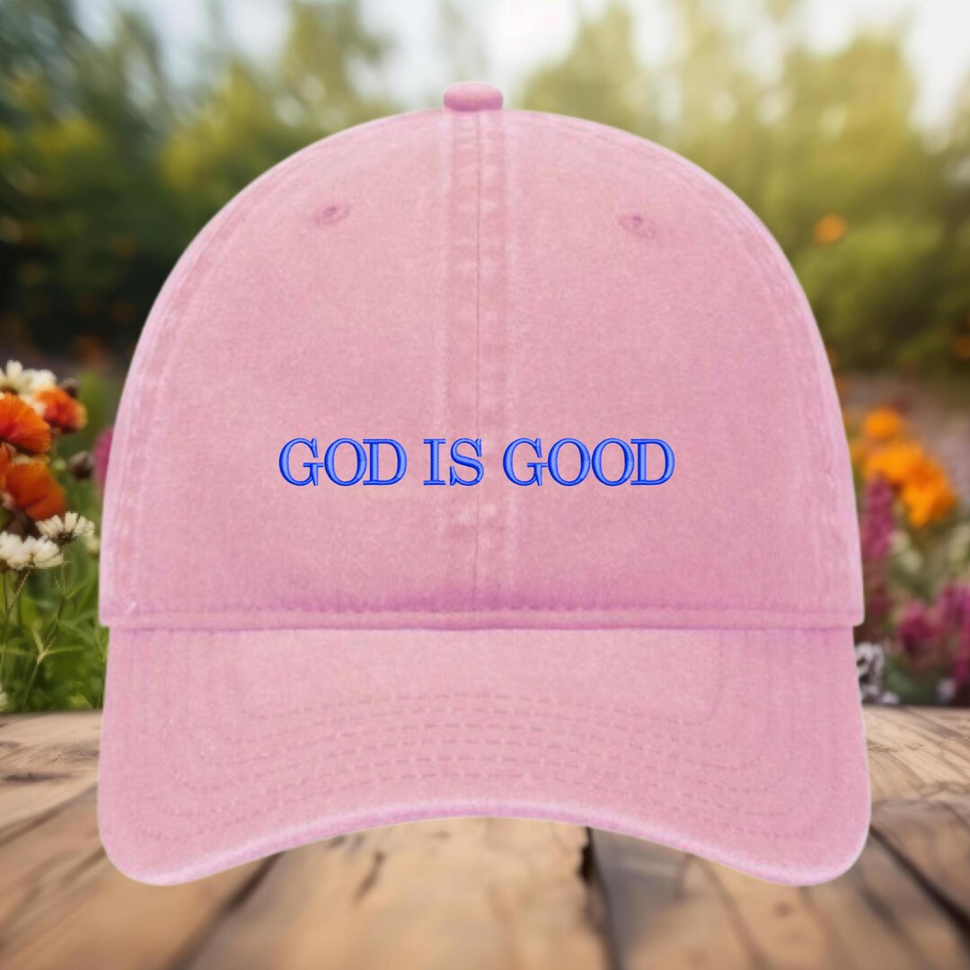 God is Good Hat, Vintage Washed Christian Cap, Embroidered Christian ...