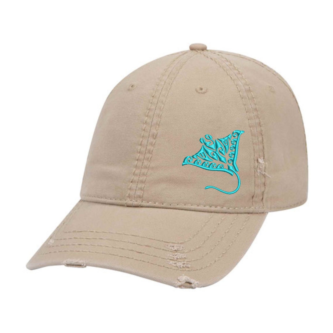 Stingray Hat, Stingray Gift, Distressed Hat,ocean Stingray, Stingray ...