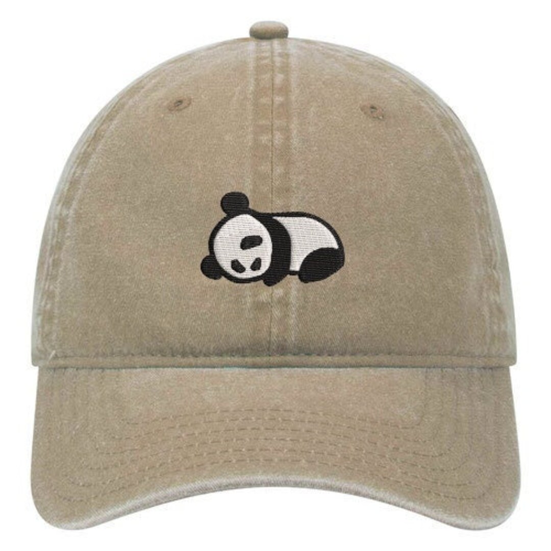 Panda Baseball Cap, Panda Hat, Embroidered Panda,zoo Dad Hat, Panda ...