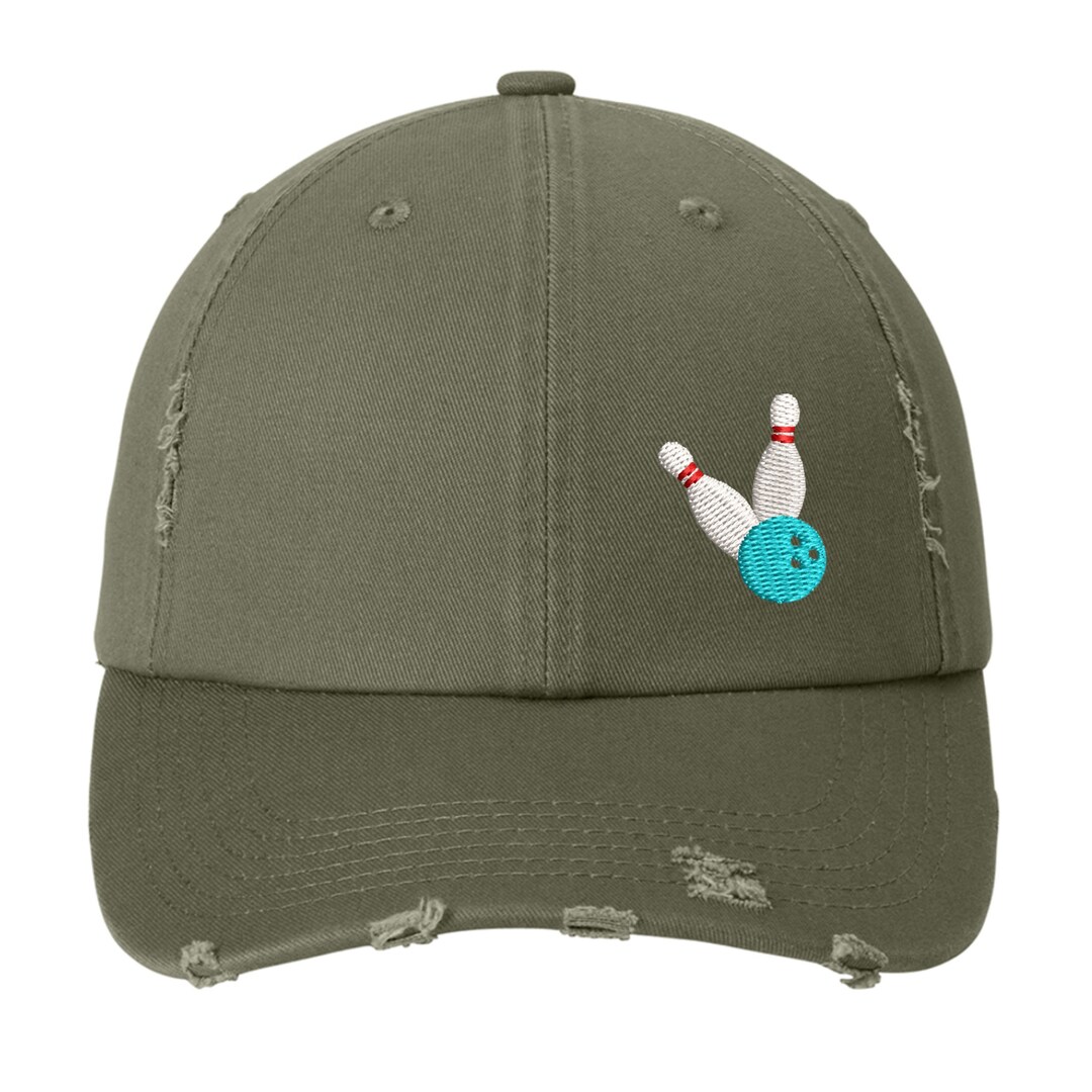 Bowling Hat, Bowling Gift, Bowling Life, Distressed Bowling Hat, Gift ...