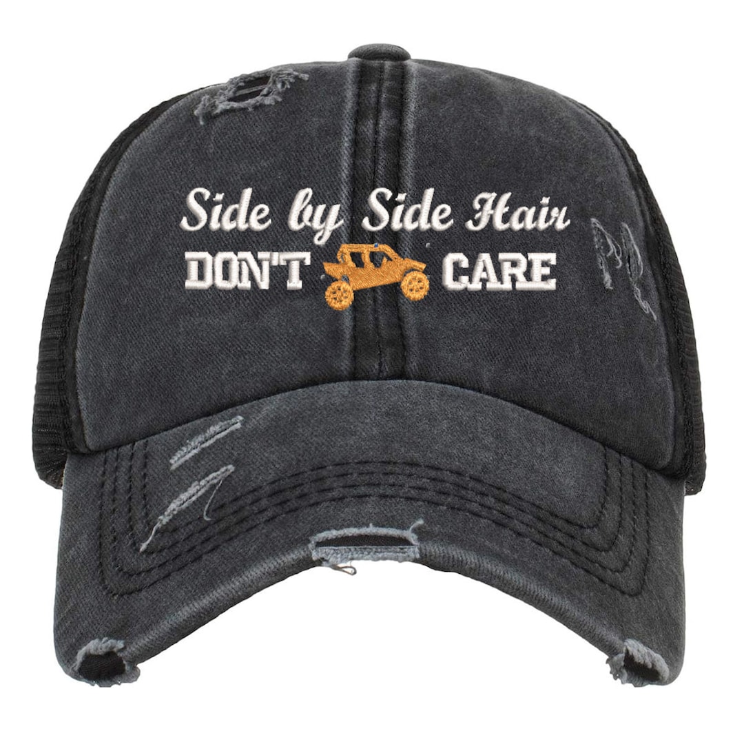 Side by Side Hair Don't Care Hat, UTV Hat, SXS Riding Hat, Utv Riding ...