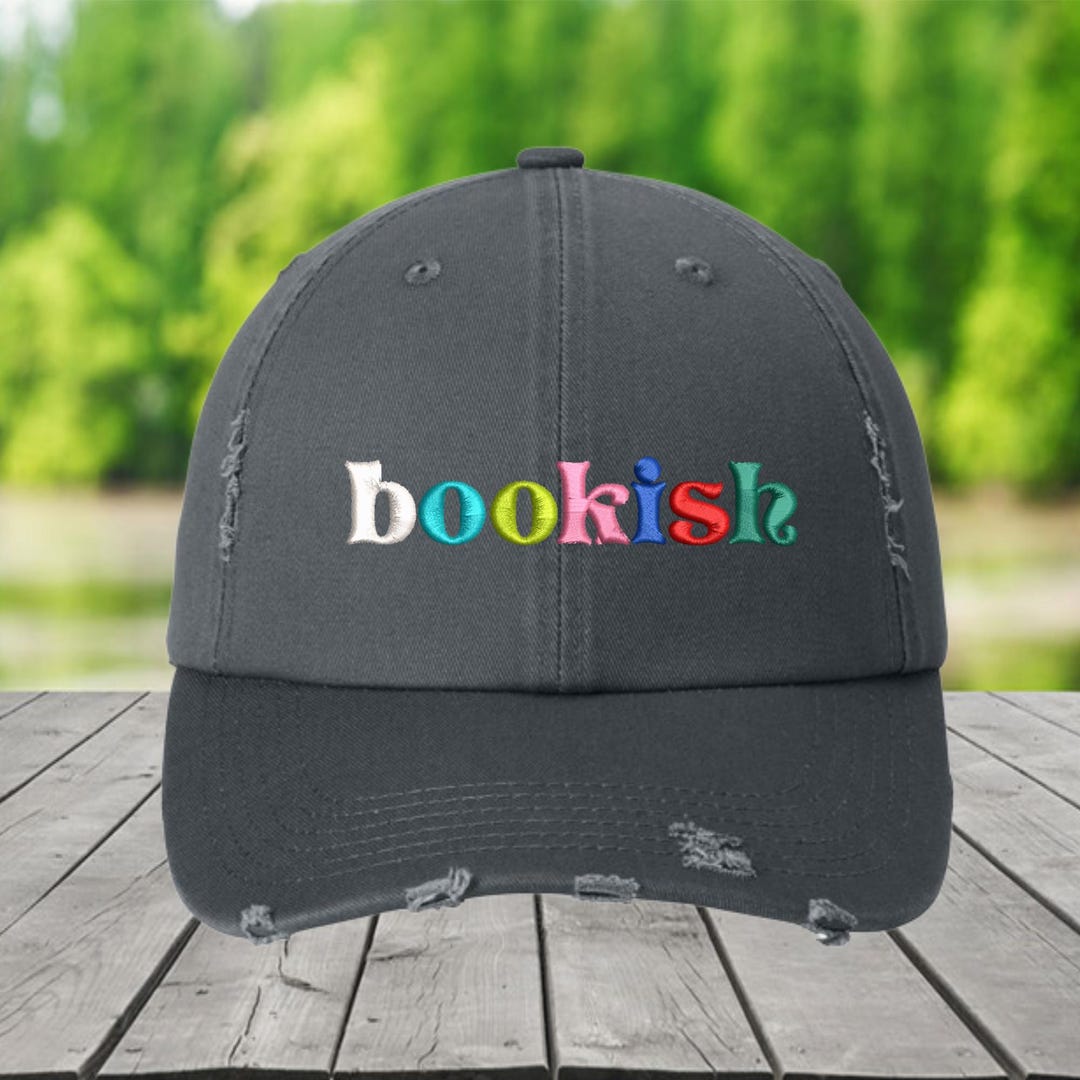 Bookish Hat, Book Lover Hat, Gift for Reader, Bookworm Gift, Reading Hat, Fantasy Lover ...