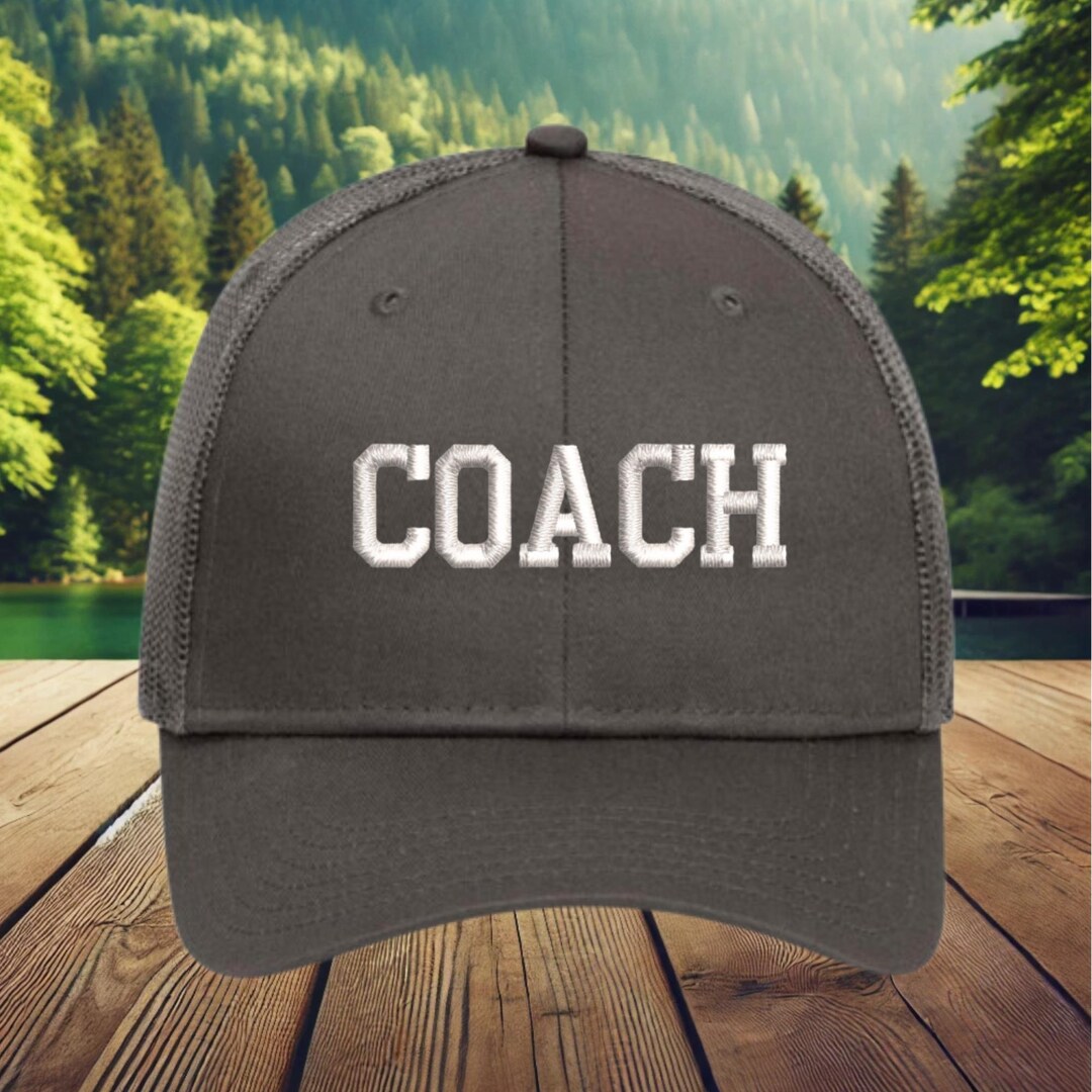 Team Coach Trucker Hat, Sports Coach Trucker Hat, Sports Team Coach ...