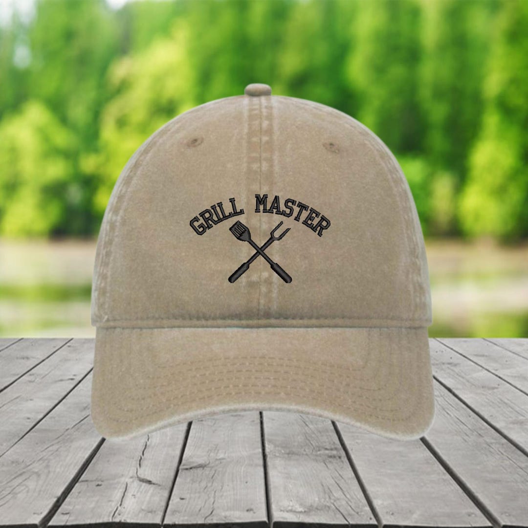 Grill Master Hat, Grilling Hat,bbq Hat, Gift for Dad, Grill Gift, Funny ...