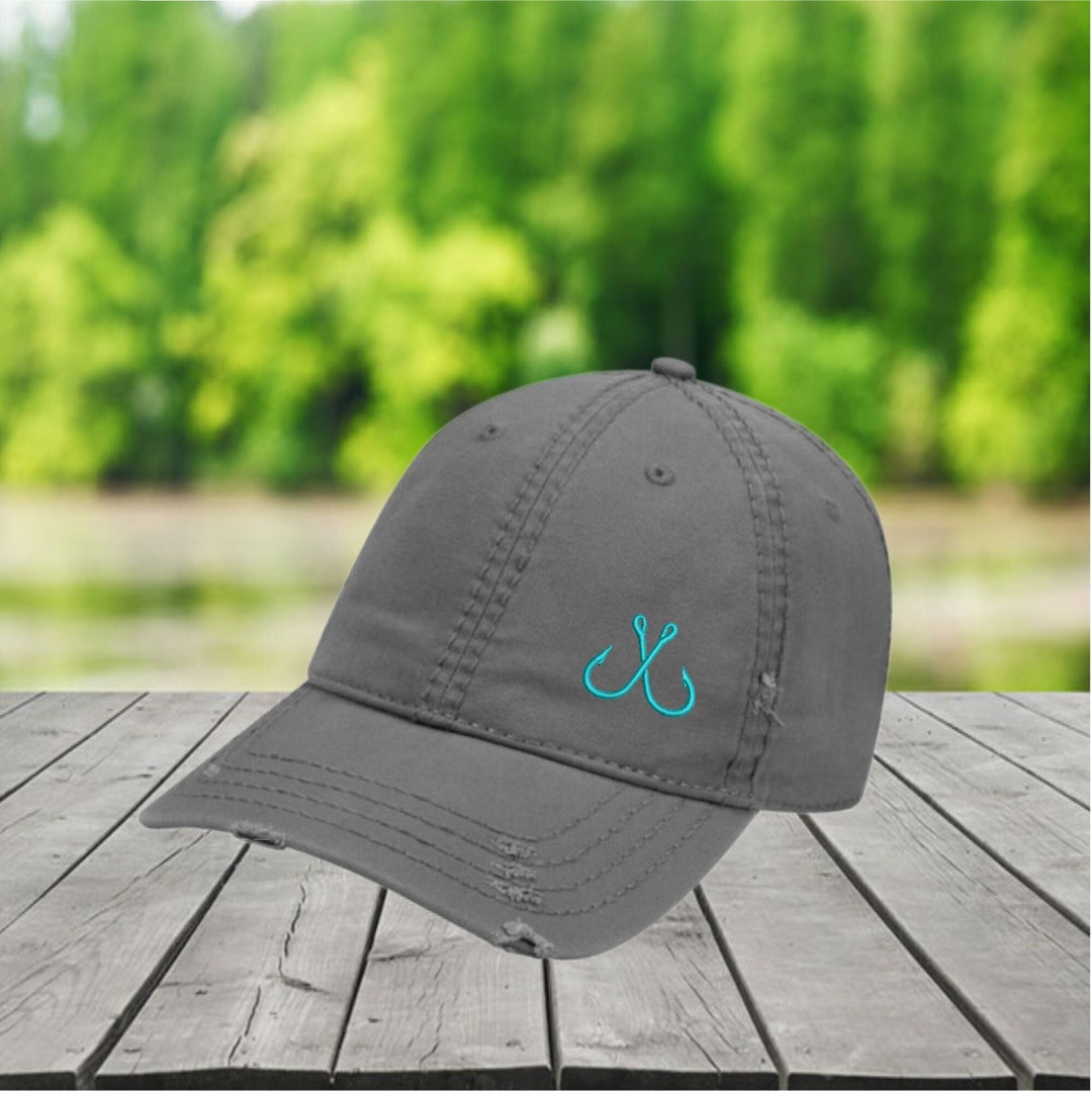 Fish Hook Hat, Fishing Baseball Cap, Fishing Gift, Fisherman Gift ...