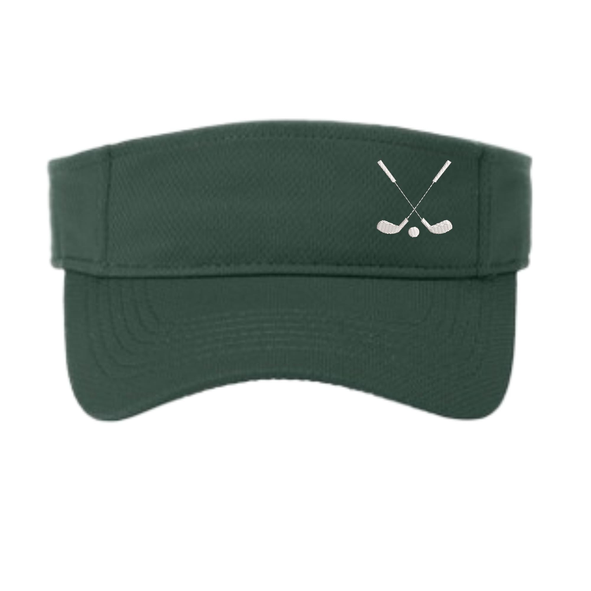 Monogrammed Golf Visor: Embroidered Sports Golf Hat for Men and Women ...