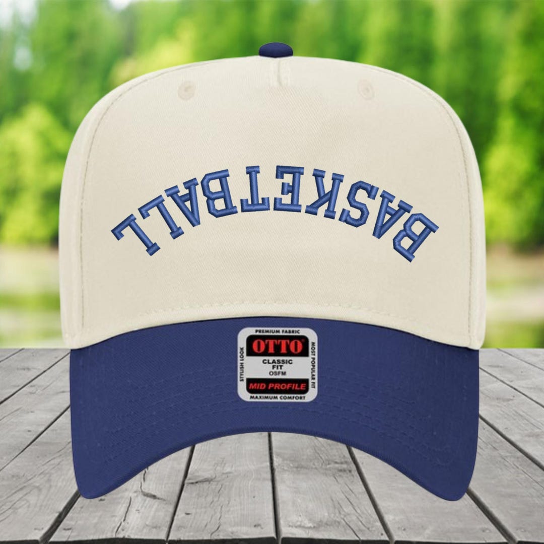 Basketball Upside Down Hat, Funny Sports Cap, Upside Down Trucker Hat ...