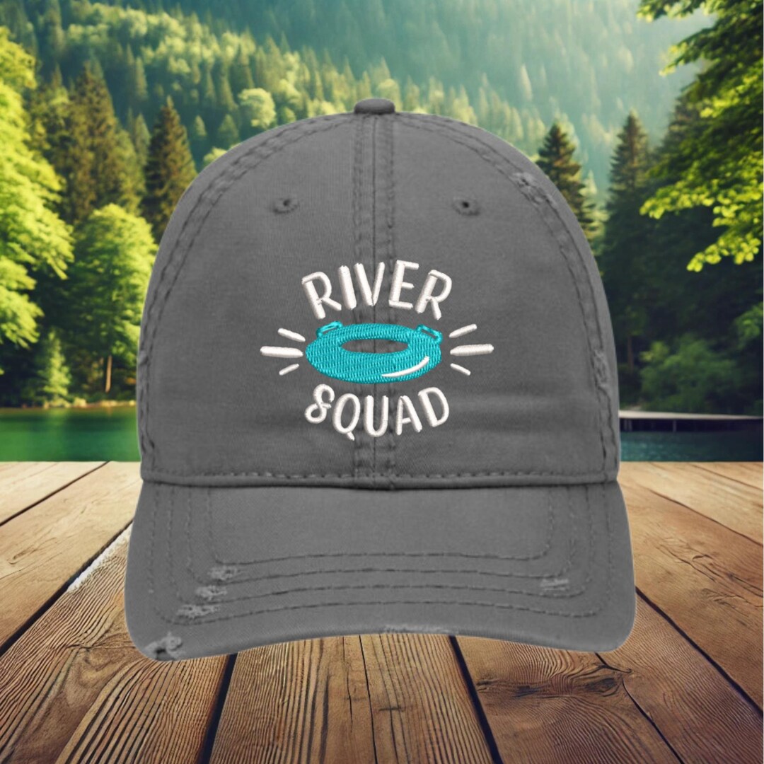 River Squad Hat, River Floating Hat, Floating Squad Hat, River Tubing ...