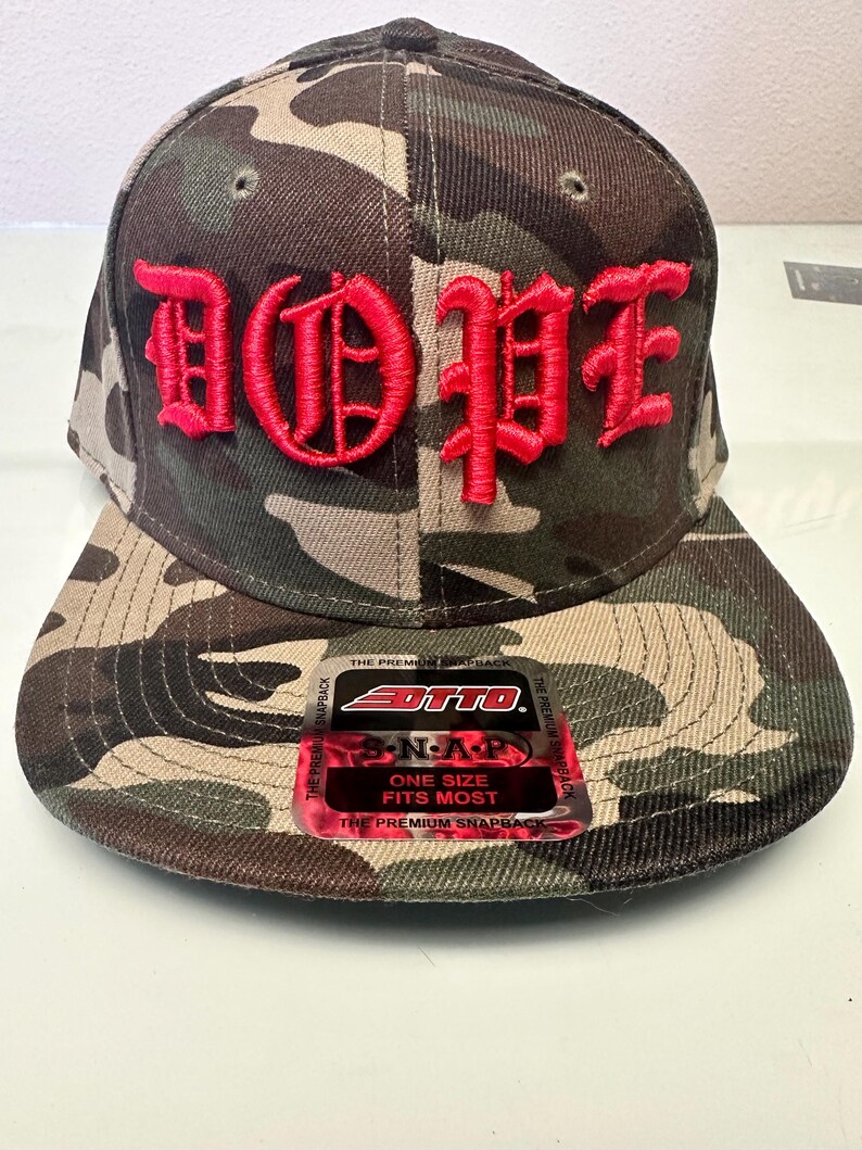 Custom 3D Embroidered Hat: Thick Letter, Raised Design - Etsy