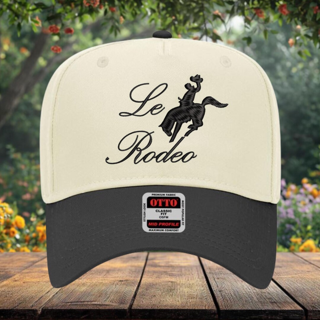 Le Rodeo Hat: French Western Embroidered Cowboy Cap - Etsy