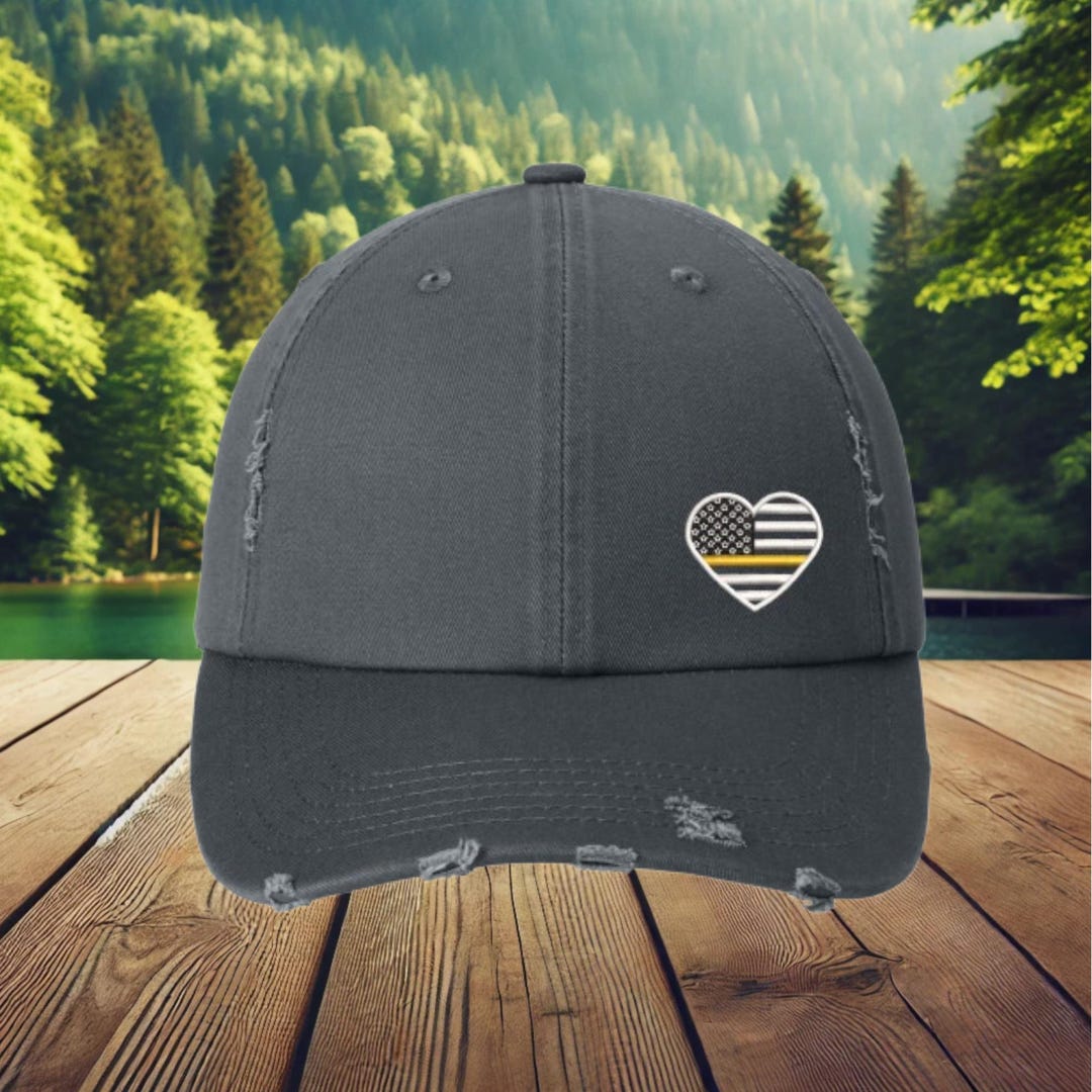 Thin Gold Line Flag Hat, Dispatcher Hat, 911 Dispatcher Gfit ...