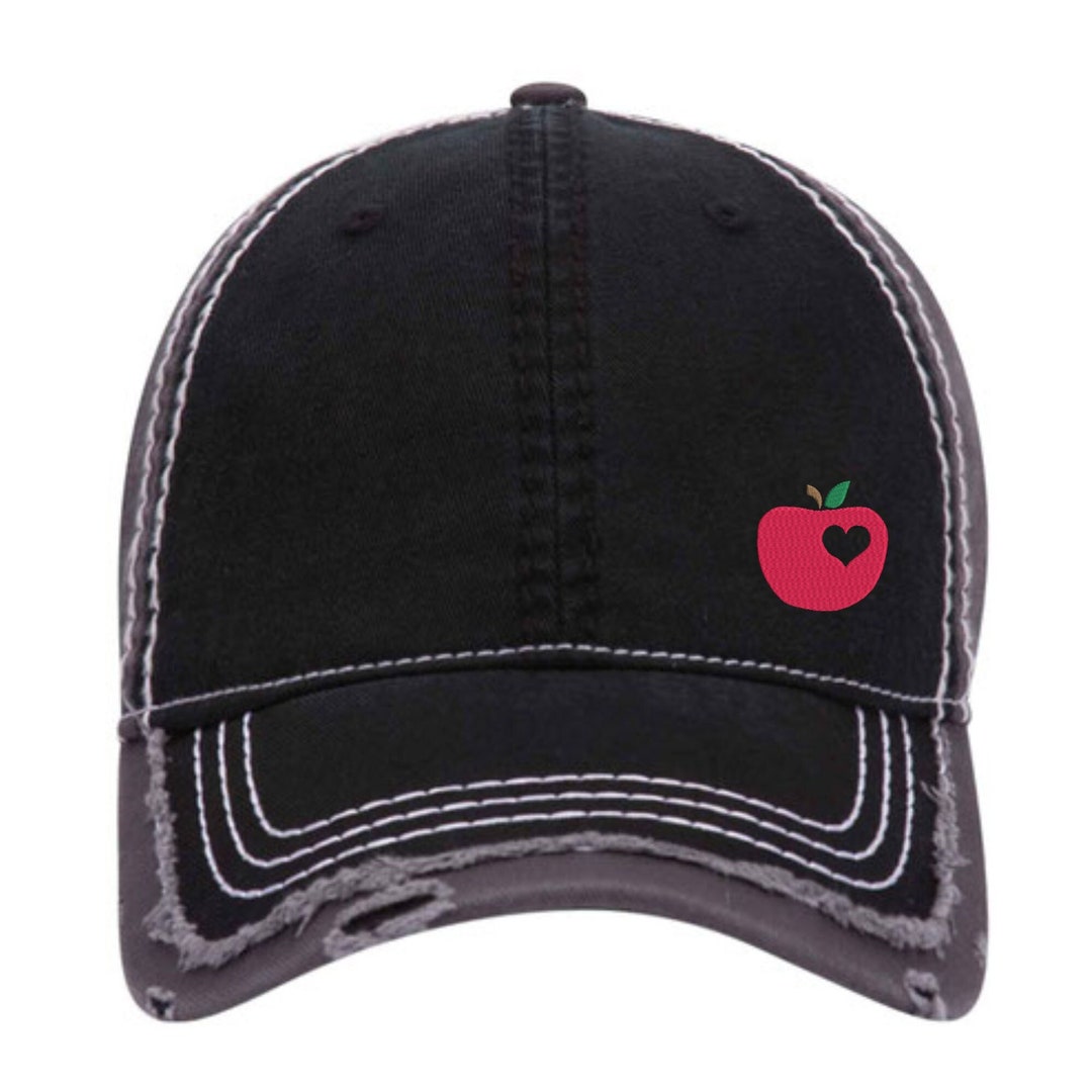 Teacher With Heart Hat, Teacher Hat, Teacher Gift, Teacher Appreciation ...