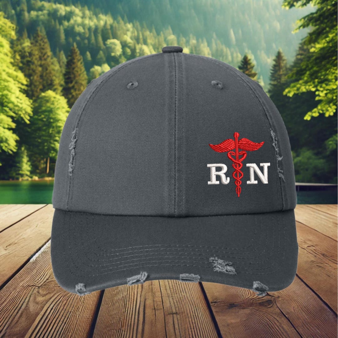 Caduceus RN Hat, RN Hat, Nurse Hat, Nurse Graduation Gift, Nurse Gifts ...
