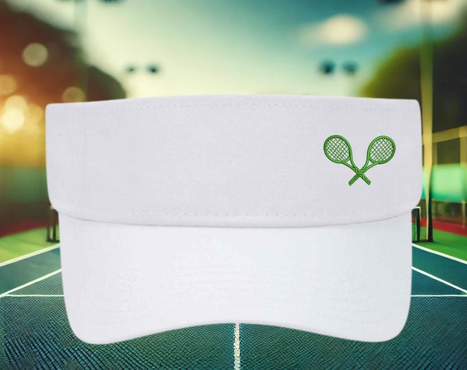 Monogrammed Tennis Visor, Personalized Tennis Visor, Mesh Sports Visor ...