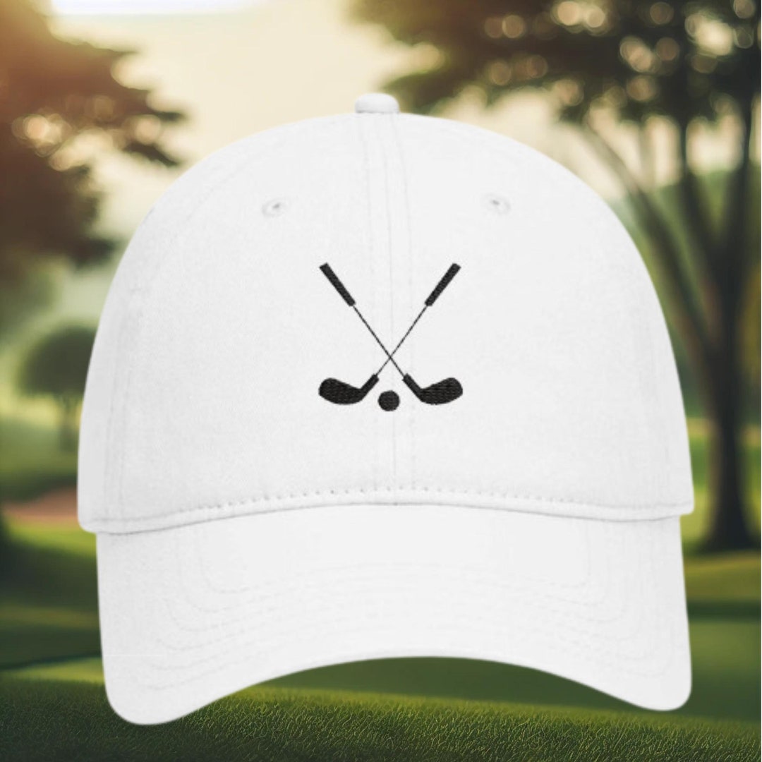 Embroidered Golf Hat: Cotton Golf Ball Cap - Etsy