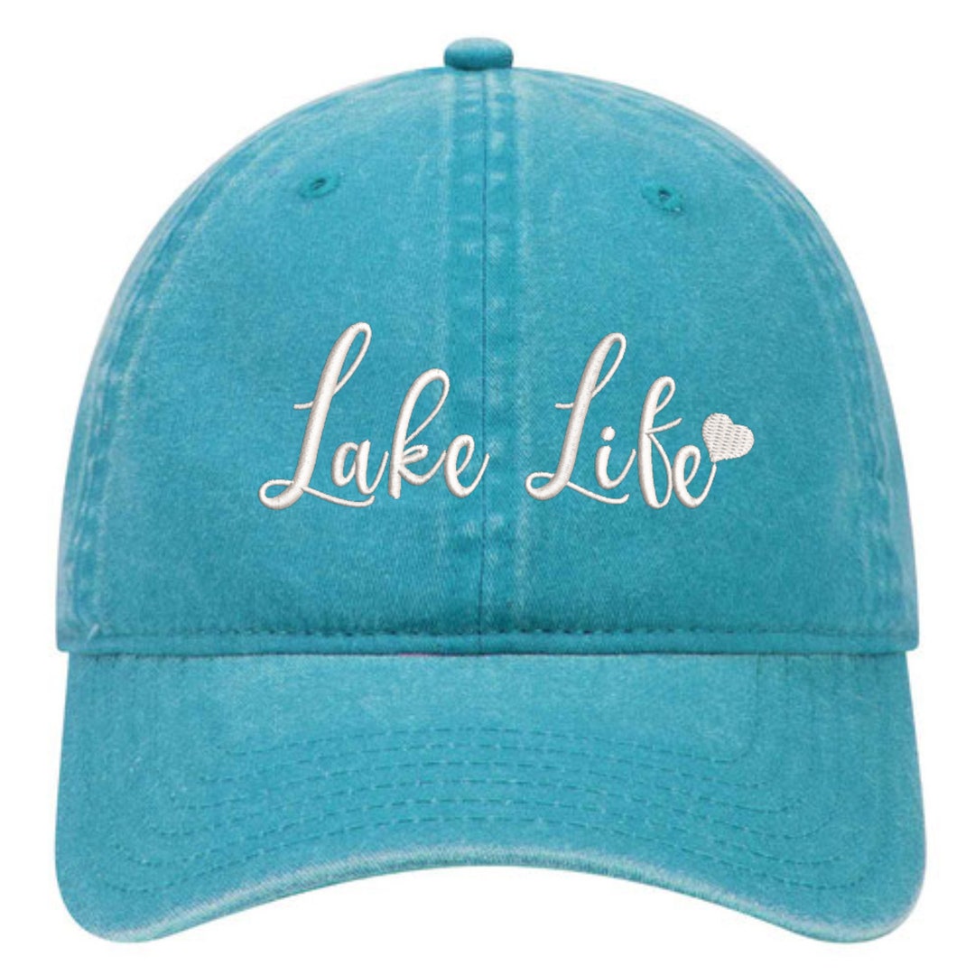 Lake Life Hat, Lake Hat, Boat Hat, Boat Gift, Lake Life Cap, Lake Trip ...