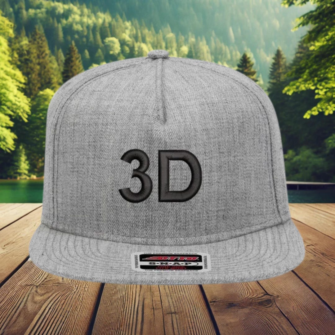 Custom 3D Embroidered Hat, Puff Embroidery Hat,thick Letter Hat, Raised ...