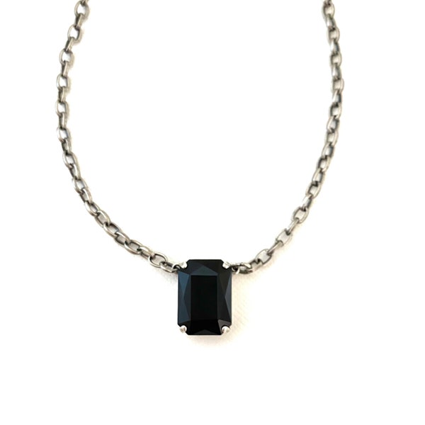 Antique Jet Necklace - Etsy