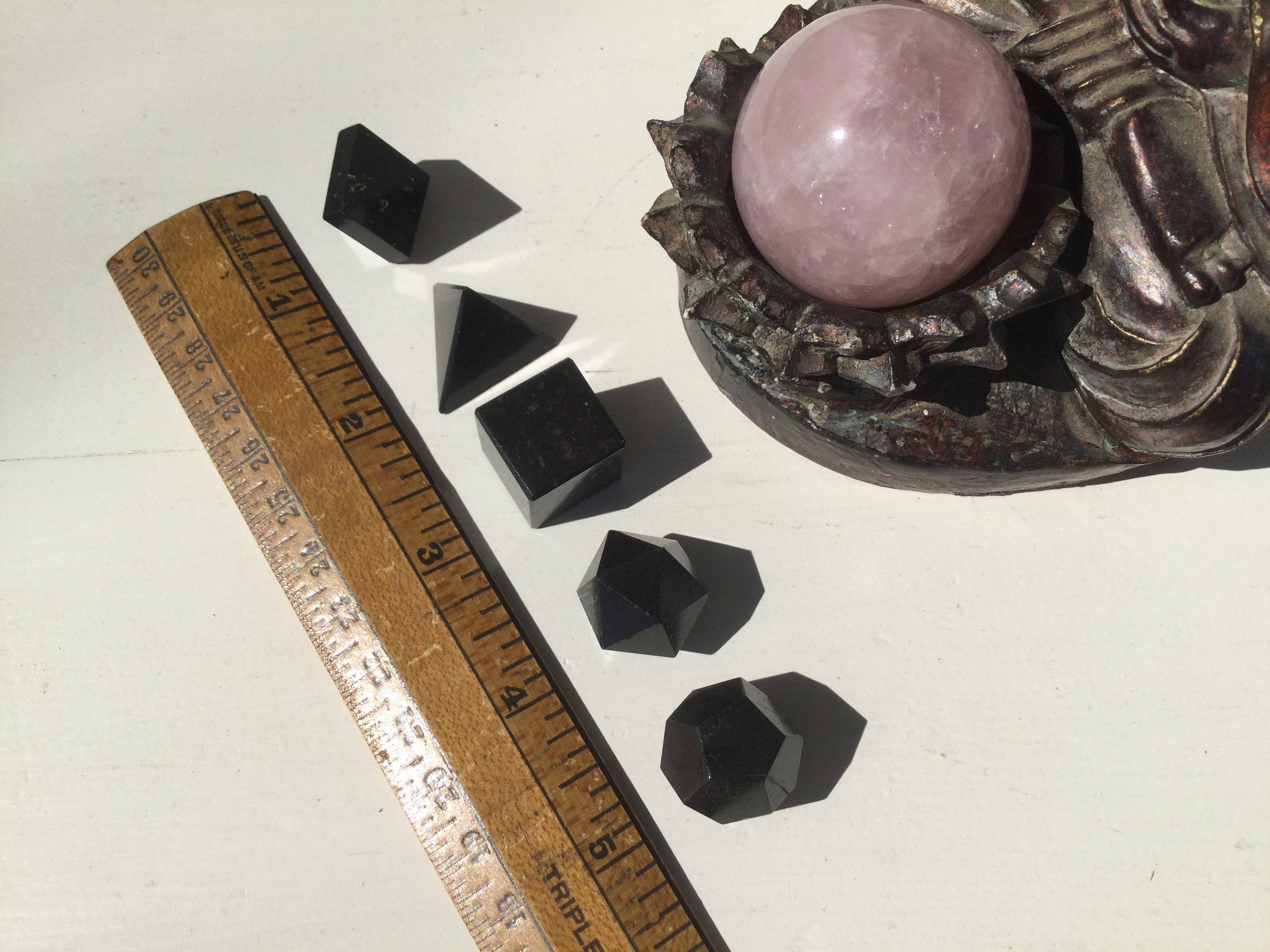 Shungite Sacred Geometry Stone Set on Selenite plate. Platonic | Etsy Shungite Sacred Geometry Stone Set on Selenite plate. Platonic | Etsy