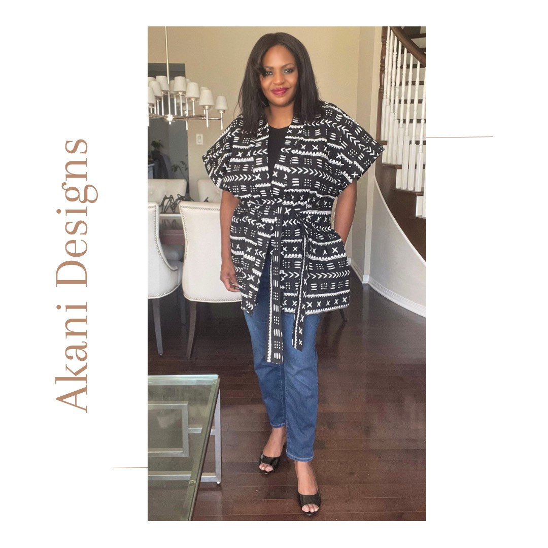 Oversized Bogolan Kimono / Bogolan Kimono / Mudcloth Print Kimono ...