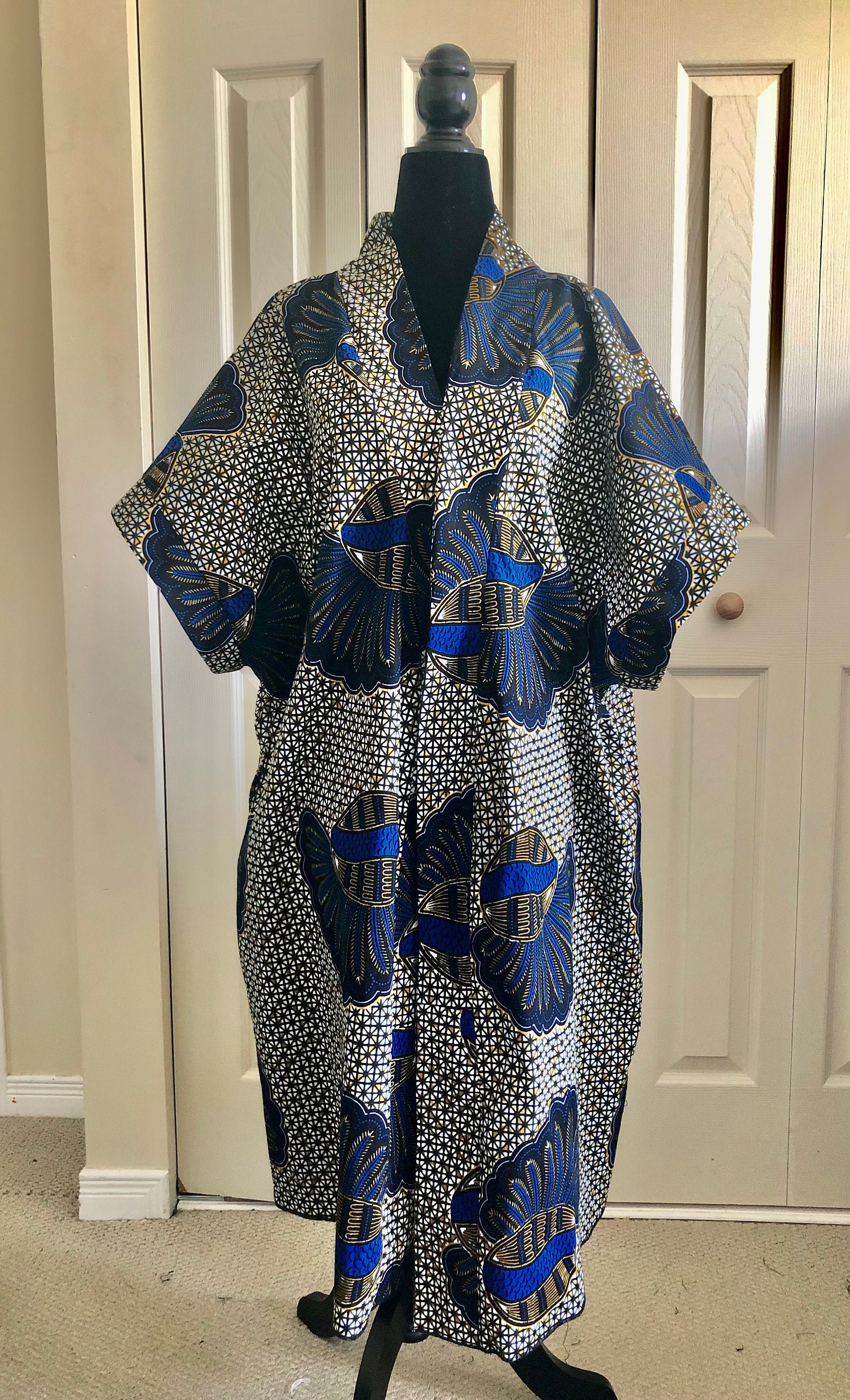 Oversized African Kimono/ African Dress/ African Print Duster/ African ...