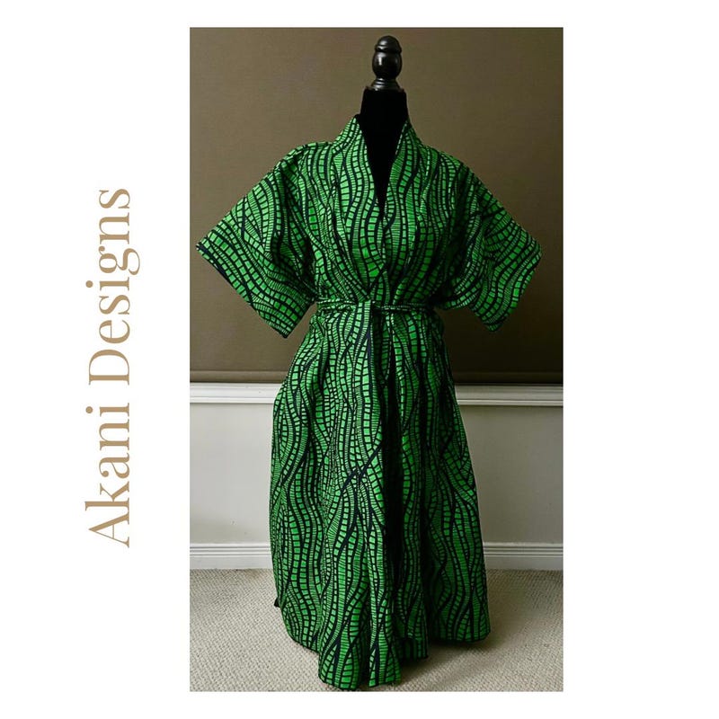 Mudcloth Print Duster - Etsy