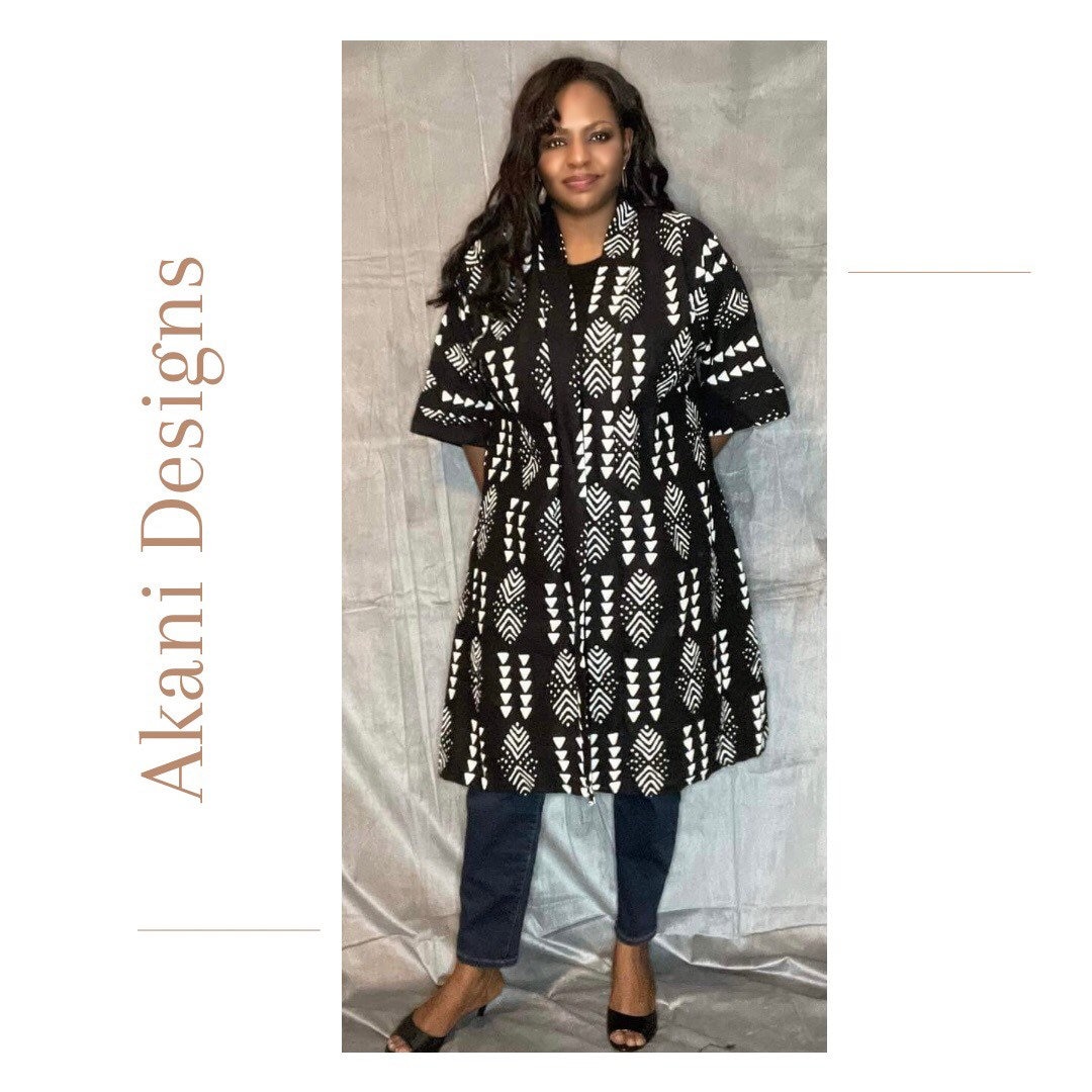 African Print Kimono / Ankara Kimono/ African Duster/ Ankara Dress ...