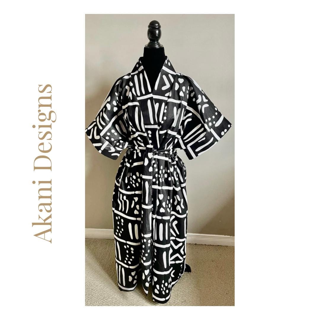 Oversized African Kimono/ African Dress/ African Print Duster/ African ...