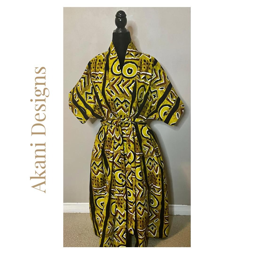 Oversized African Kimono/ African Dress/ African Print Duster/ African ...