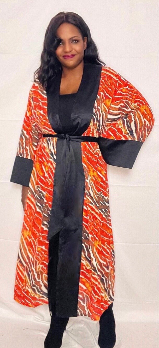 African Print Duster/ African Print Outfit for Women/ African Dress ...