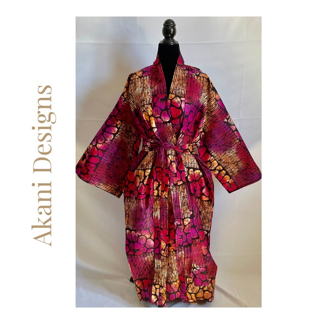 Oversized African Kimono/ African Dress/ African Print Duster/ African ...