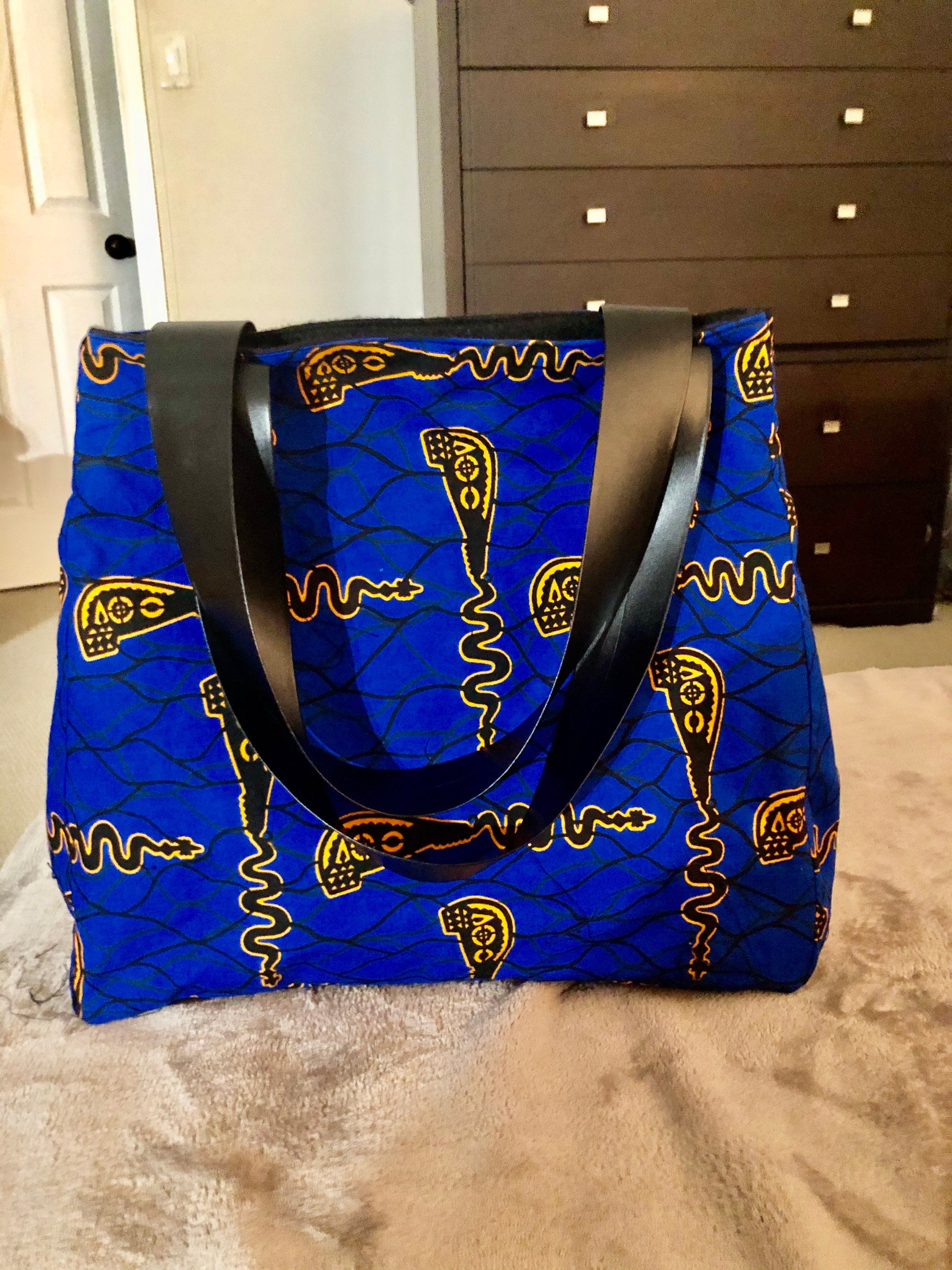 Ankara Tote Bag / African Print Tote/ Tribal Fabric Tote Bag ...
