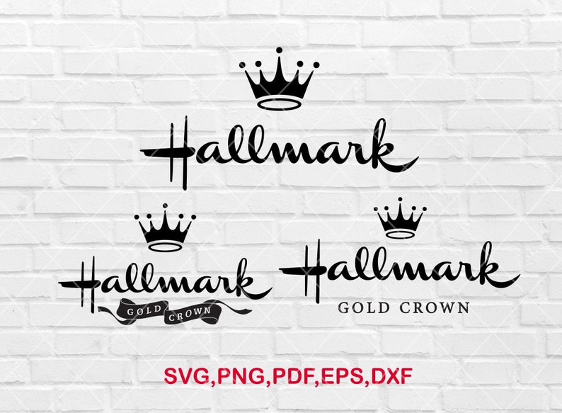 Hallmark Logo Svg Png EPS Cut File Silhouette Instant Download | Etsy