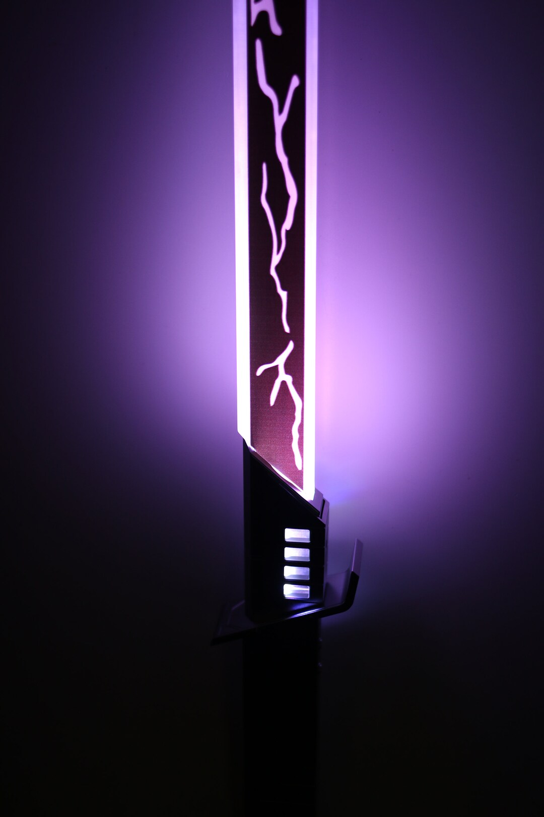 Darksaber, for Duelling, Star Wars, Custom Made, Metal Silver Handle ...