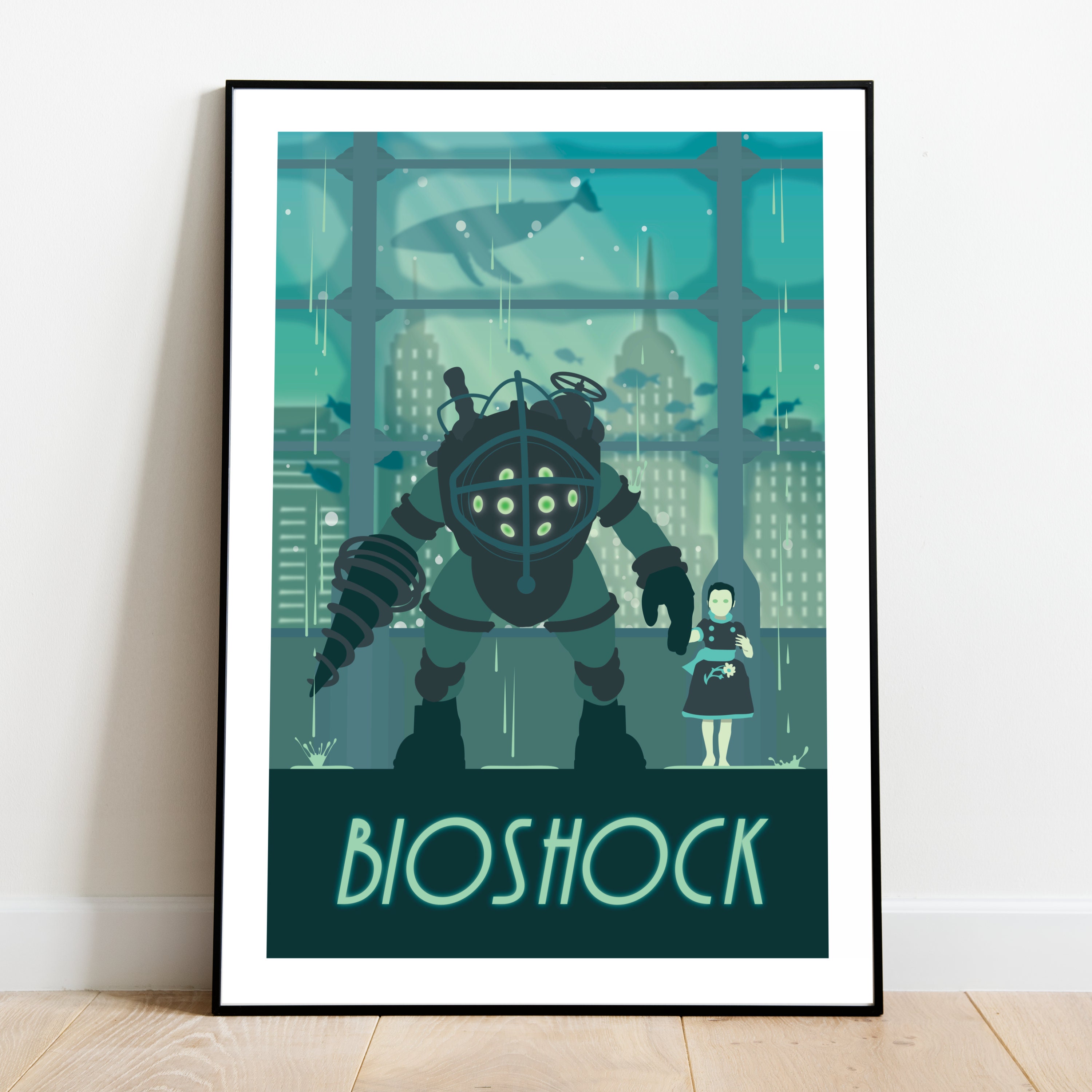 Bioshock gaming poster gaming print Bioshock poster | Etsy
