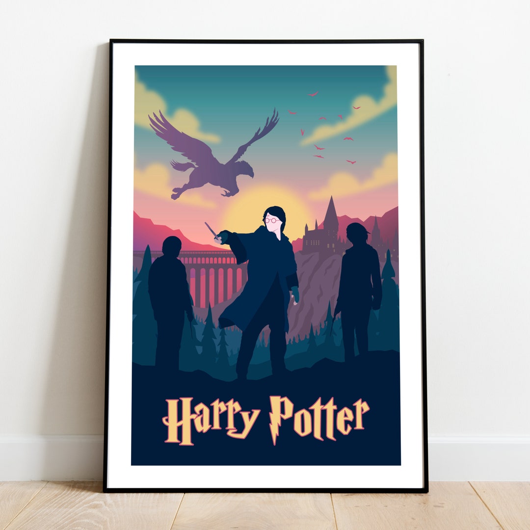 Harry Potter Wall Art, Minimalist Art - Etsy