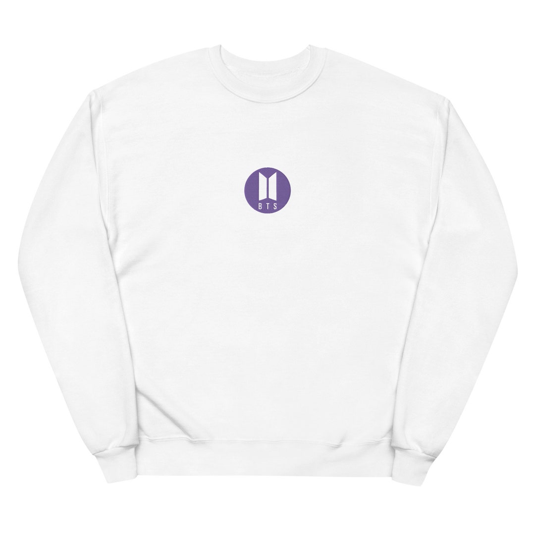 BTS Logo Embroidered Sweatshirt | BTS Army | BTS Merch - Etsy