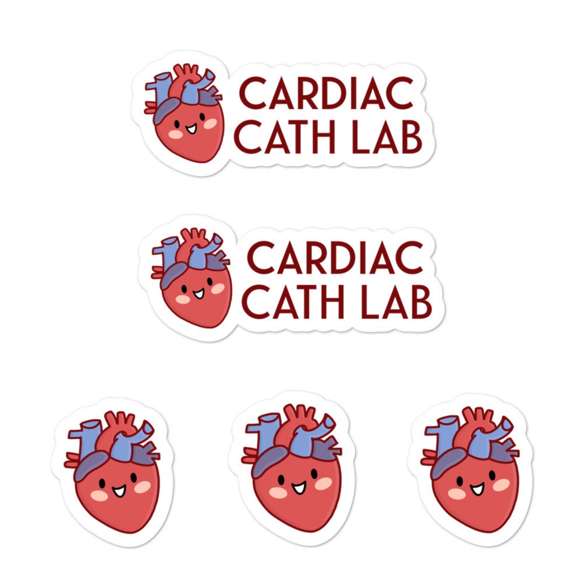 Cardiac Cath Lab Sticker Bundle, Cardiology Stickers, Cath Lab Stickers ...