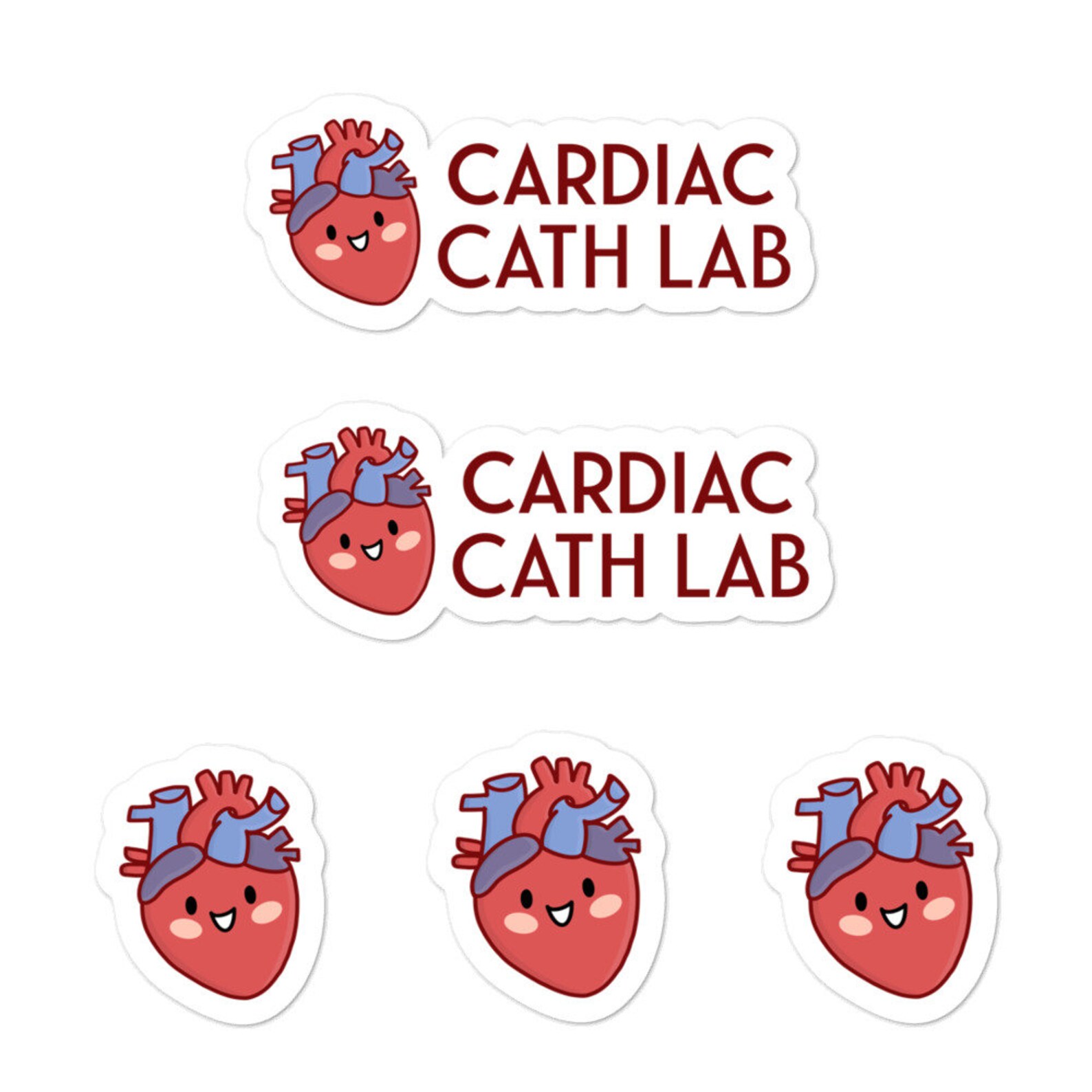 Cardiac Cath Lab Sticker Bundle, Cardiology Stickers, Cath Lab Stickers ...
