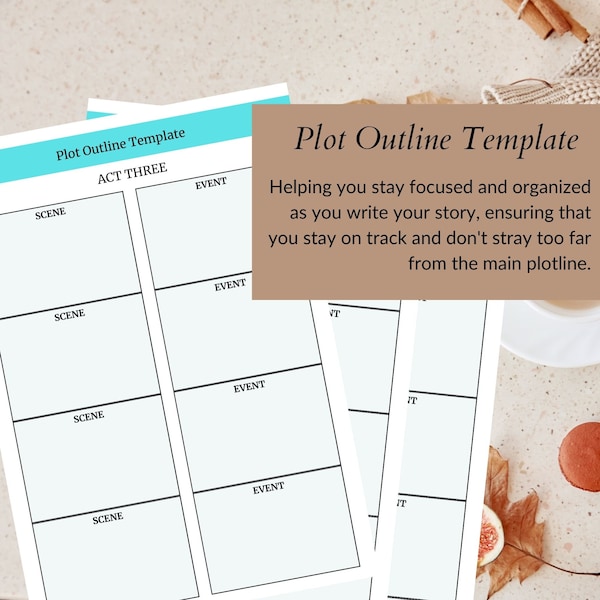 Plot Outline Template - Etsy