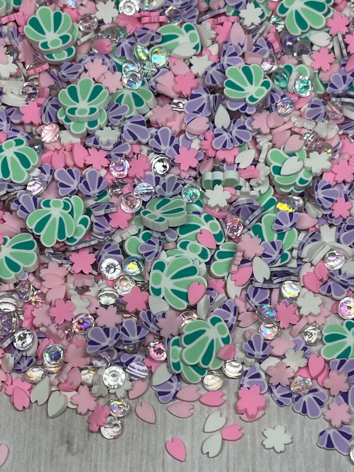 Fake Sprinkles Polymer Sprinkles Seashell Sprinkles Faux | Etsy