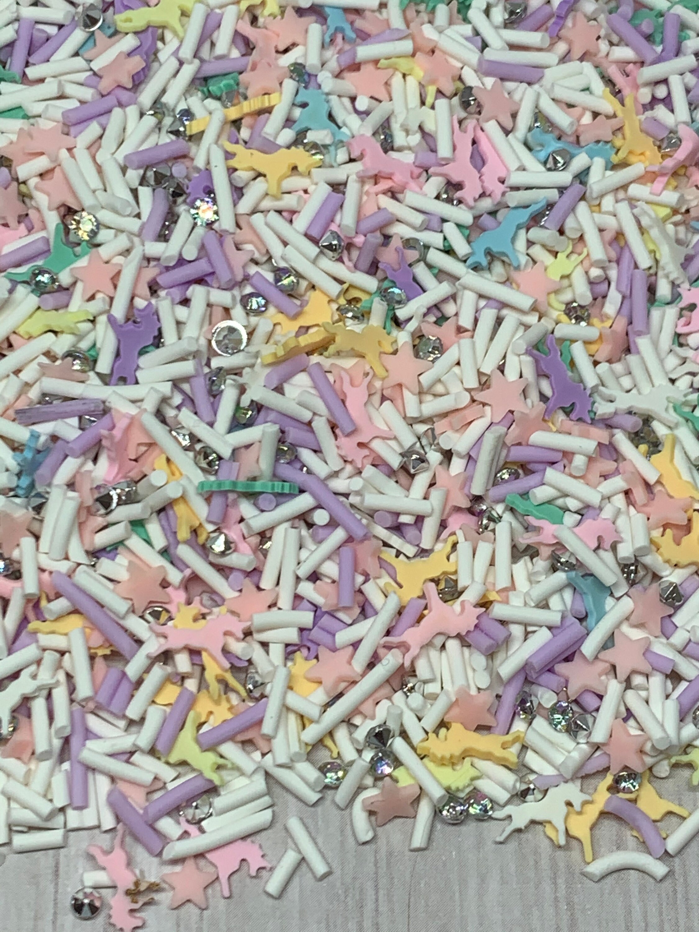 Fake Sprinkles Faux Sprinkles Unicorn Sprinkles Polymer | Etsy
