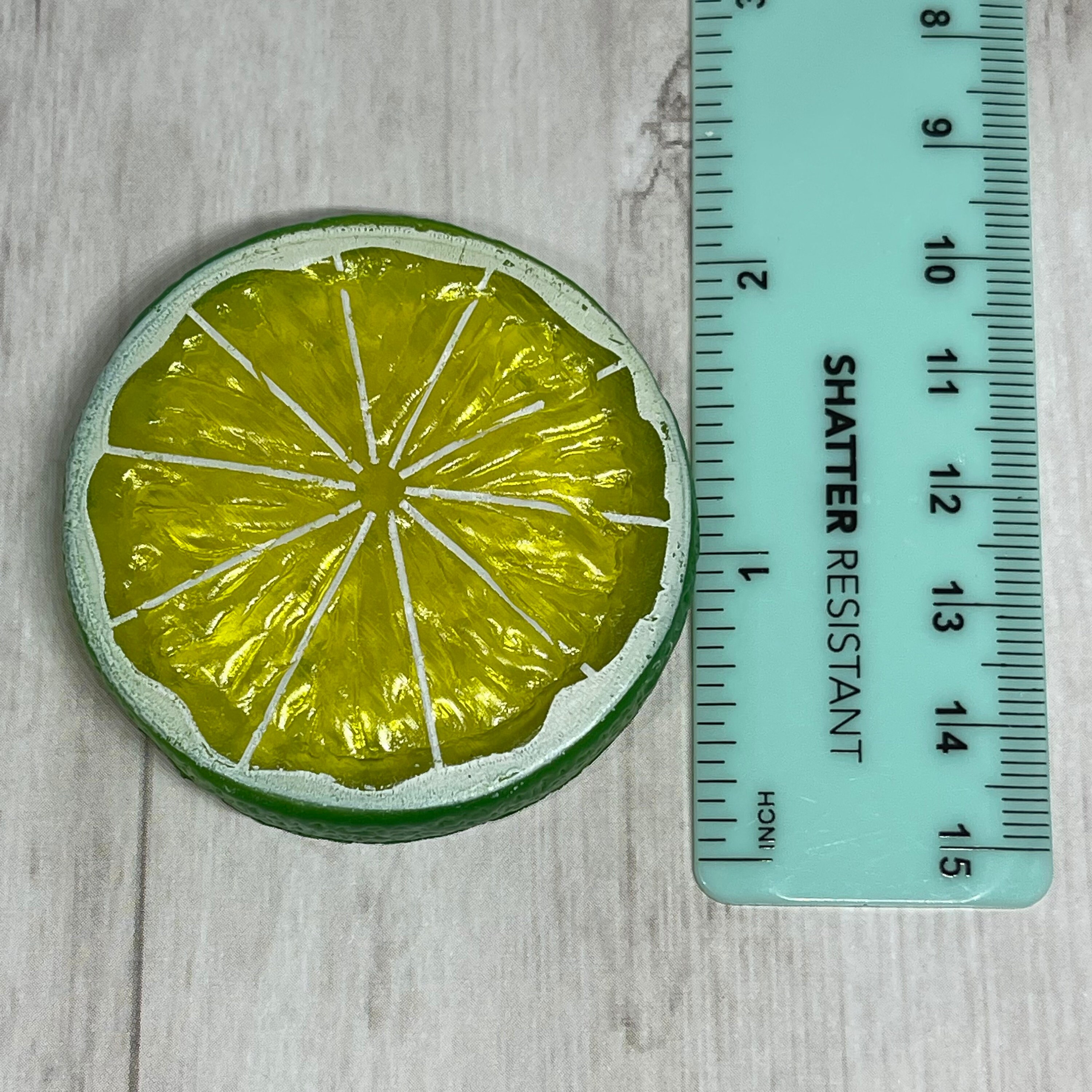 3 Faux Limes Fake Limes Fake Bake Supplies Imitation Fruit - Etsy