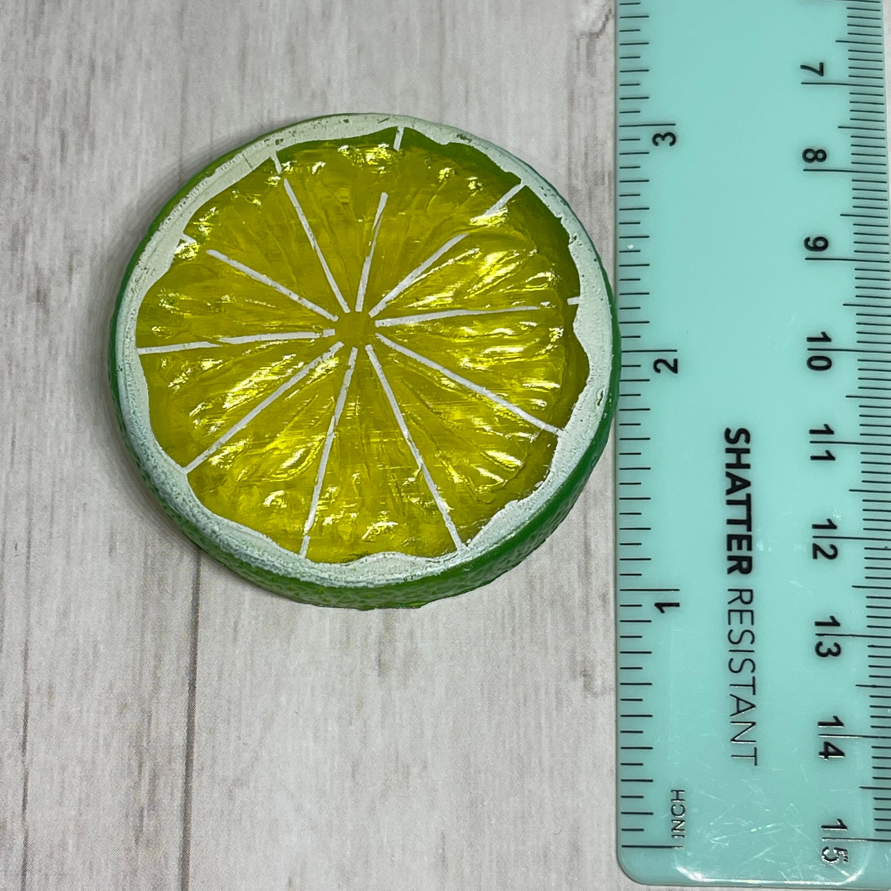 3 Faux Limes Fake Limes Fake Bake Supplies Imitation Fruit - Etsy