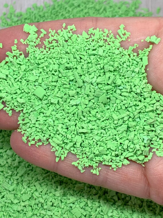 Fake light green crumbles faux crumbs light green crumbs | Etsy